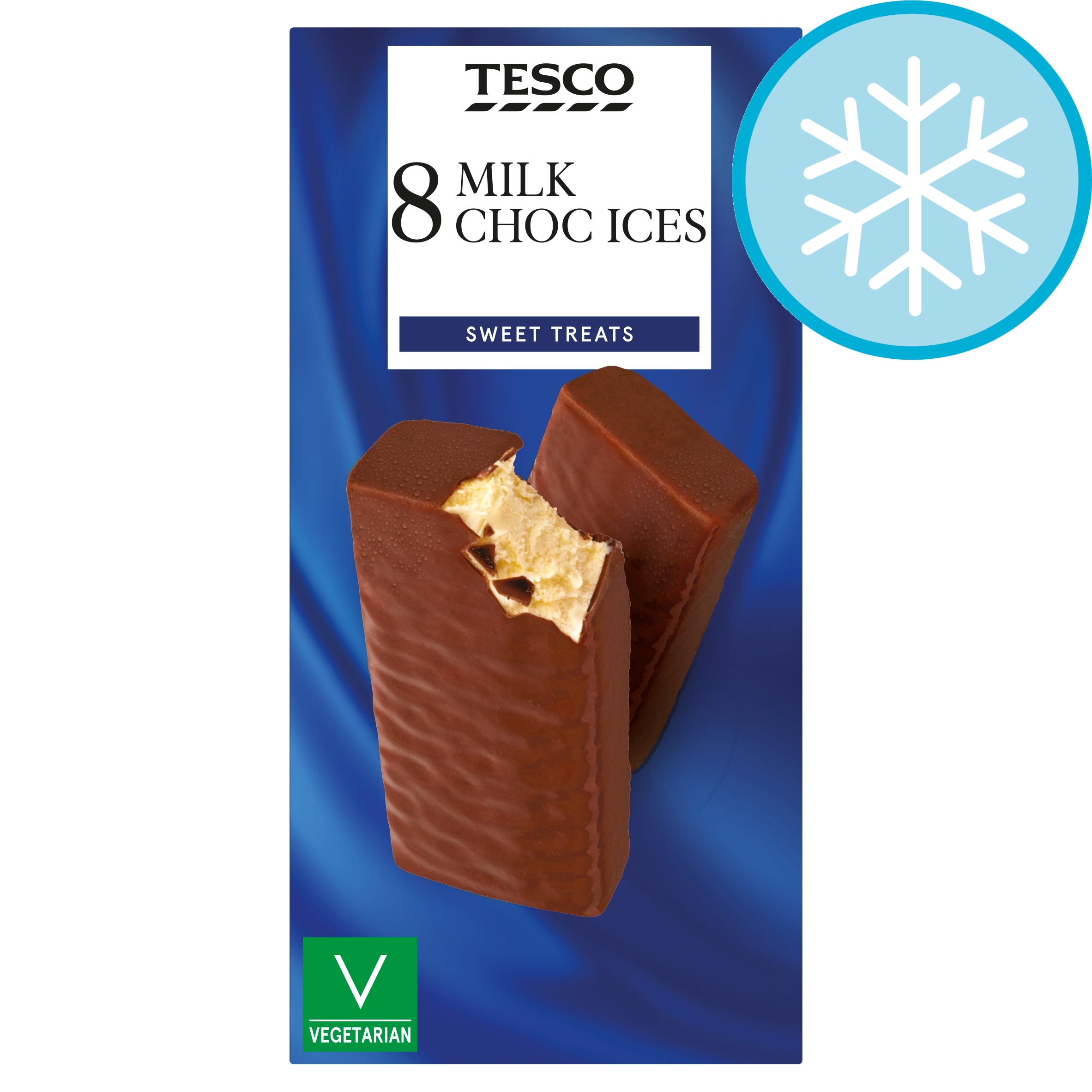 Tesco Milk Choc Ices 8x70ml - Tesco Groceries