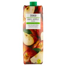 Tesco 100% Apple Juice 1 l - Tesco Groceries