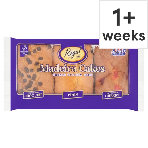 Regal Madeira Cakes Triple Value Pack 3 Pieces - Tesco Groceries