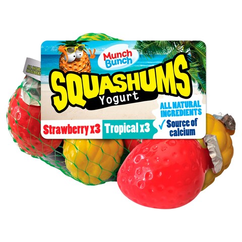 Munch Bunch Squashums Limited Ed. 6X60g - Tesco Groceries