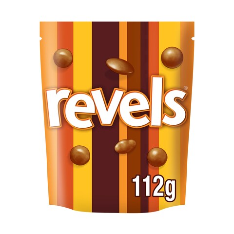 Revels Milk Chocolate Pouch Bag 112g - Tesco Groceries