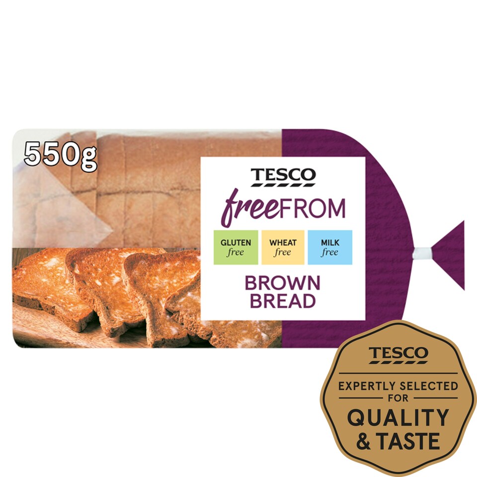 Tesco Free From Brown Bread 550G - Tesco Groceries