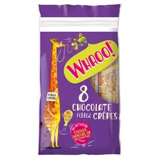 Whaoo! Chocolate Filled Crepes 8 Pack 256G - Tesco Groceries