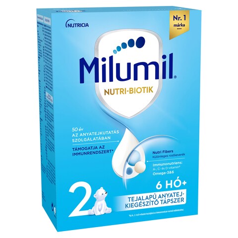 Milumil Nutri-Biotik 2 Milk-Based Breast-Milk Supplement 6 Months+ 500 ...