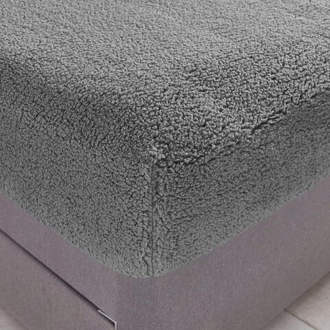 Silentnight Grey Teddy Fitted Sheet Single - Tesco Groceries