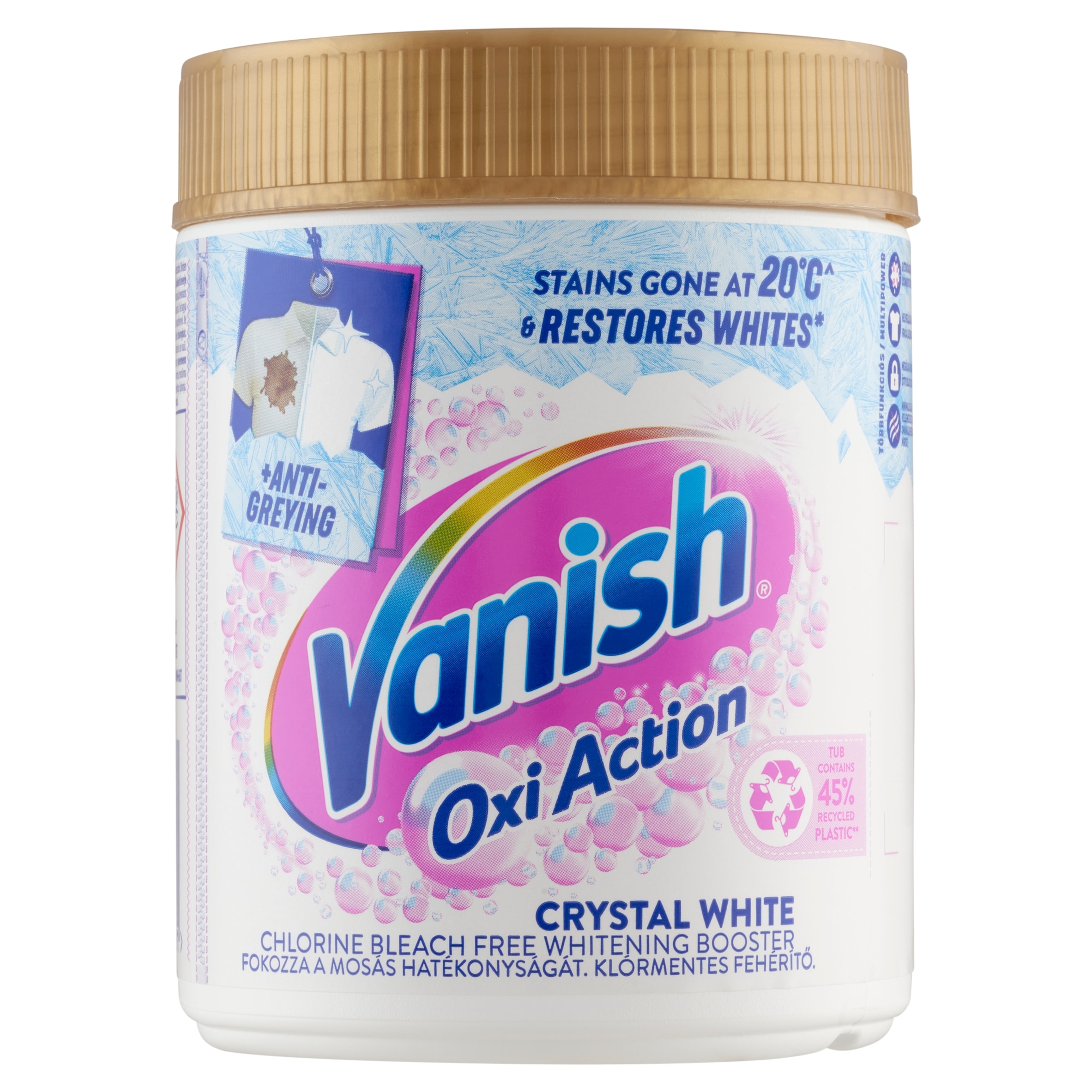 Vanish Oxi Action Stain Remover and Bleach Powder 470 g - Tesco Groceries