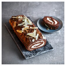 84. Tesco Chocolate Yule Log 720g (Serves 10) - Tesco Groceries
