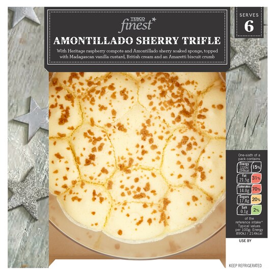 Tesco Finest Amontillado Shry Trifle 822g - Tesco Groceries