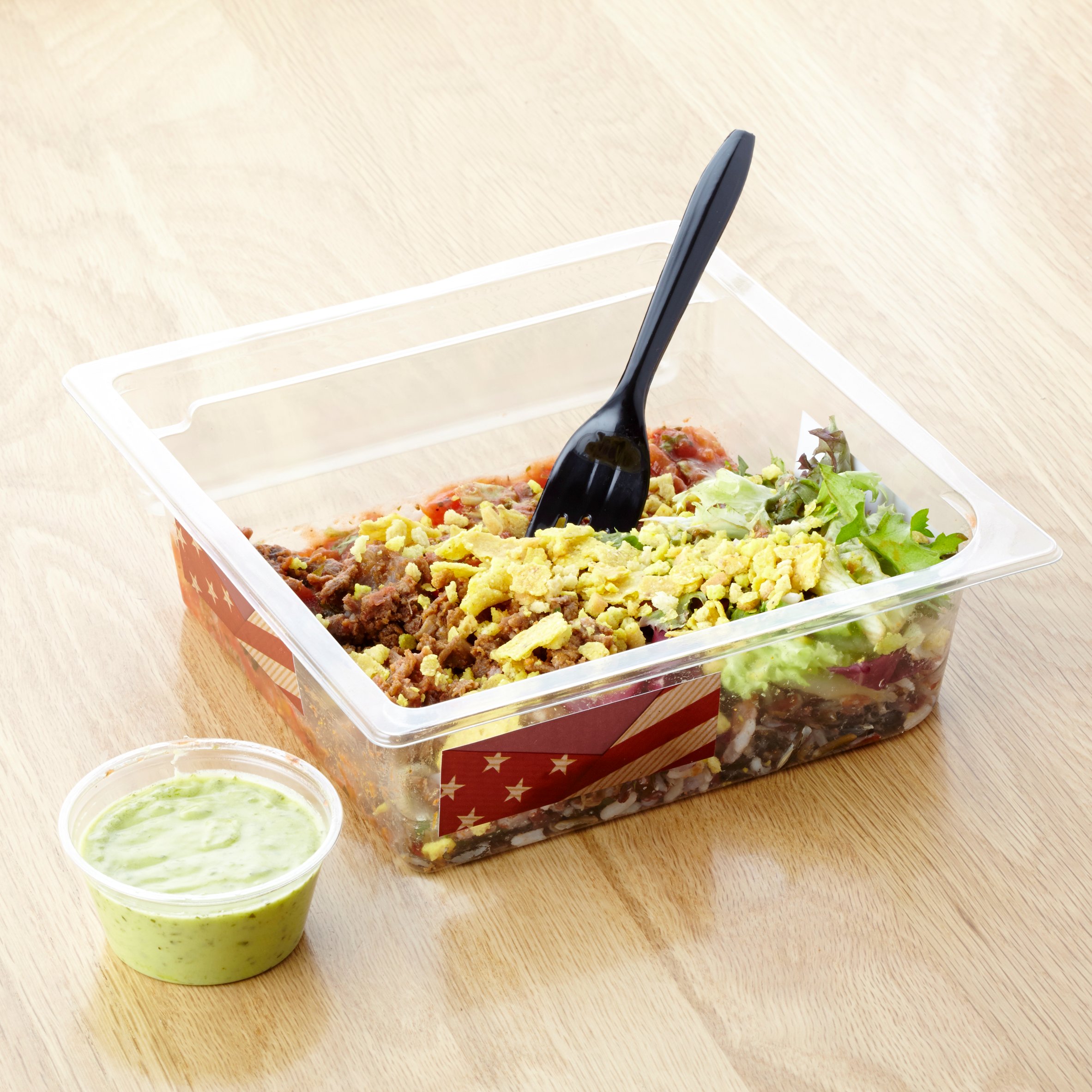 T. Smokehouse BBQ Beef Burrito Salad 260g - Tesco Groceries