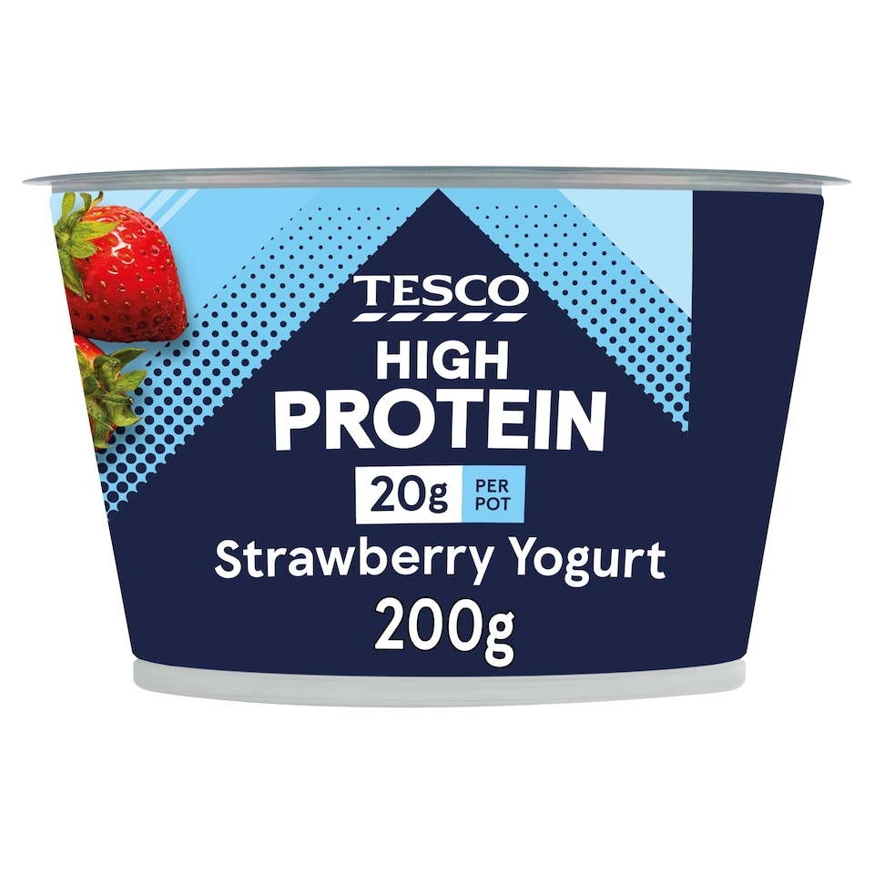 Tesco High Protein Strawberry Yogurt 200g - Tesco Groceries