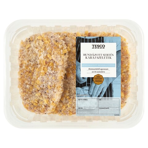 Tesco bundázott sertés karaj szeletek 460 g - Tesco Groceries