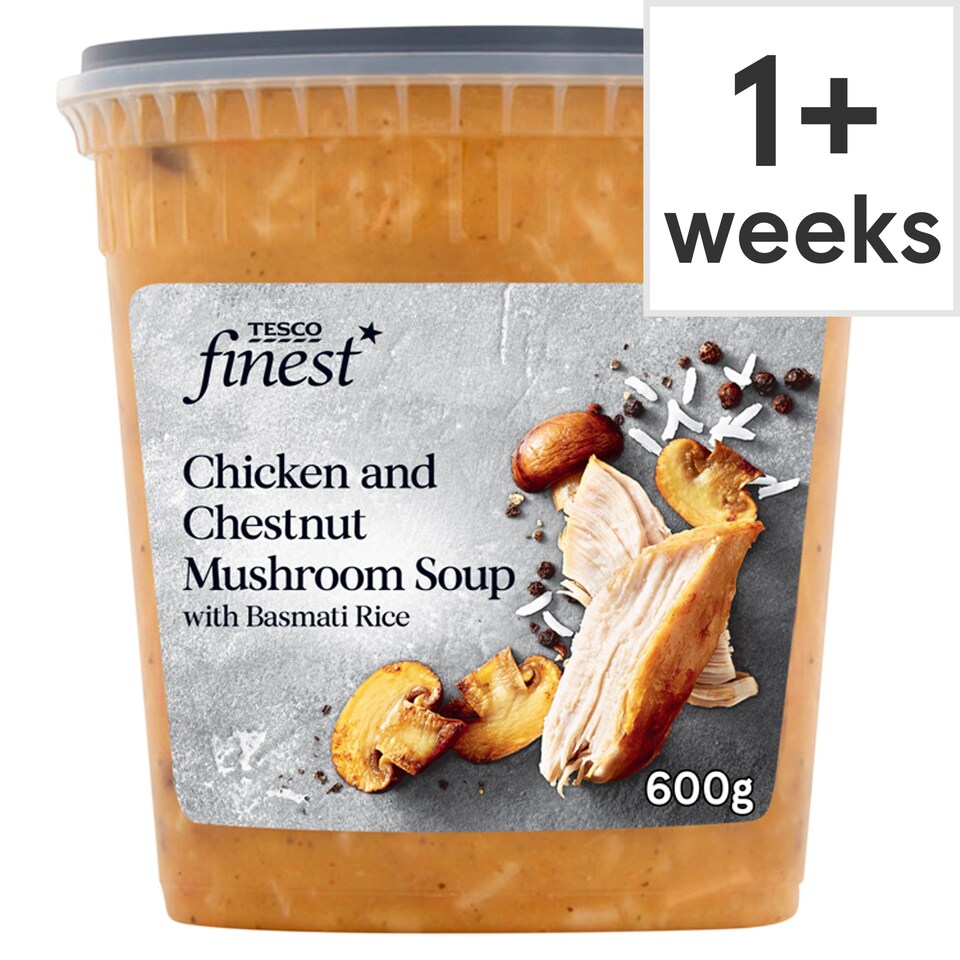 Tesco Finest Chicken & Mushroom Soup 600G - Tesco Groceries