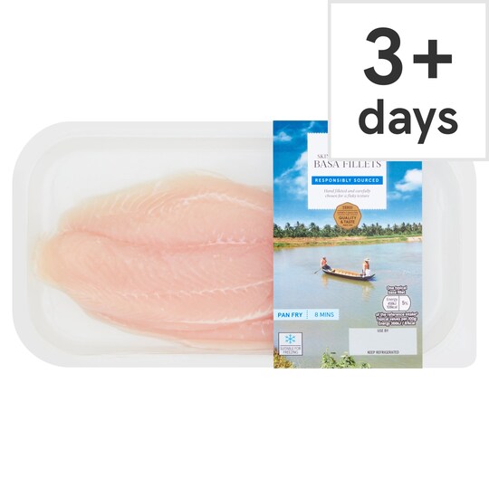 Tesco 2 Skinless & Boneless Basa Fillets 250G - Tesco Groceries