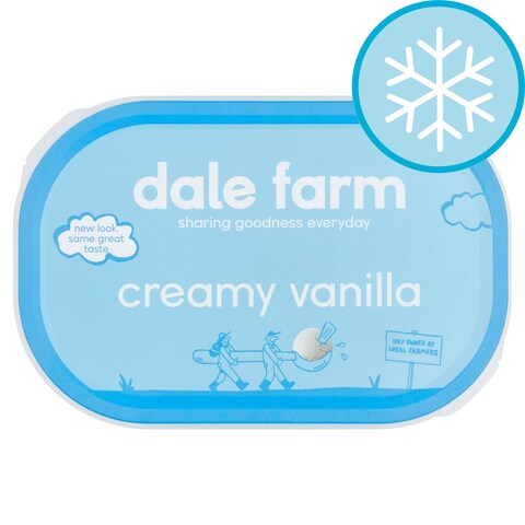 Dale Farm Vanilla 900Ml - Tesco Groceries