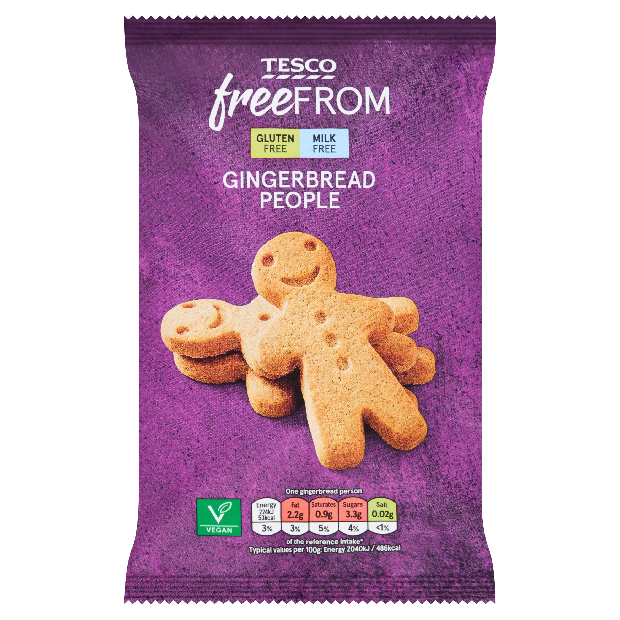 Tesco Free From Gingerbread People 154g - Tesco Groceries