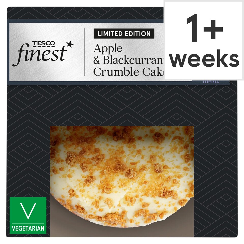 Tesco Finest Apple and Blackcurrant Crumble cake - Tesco Groceries