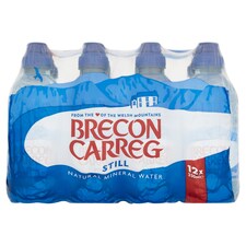 Brecon Carreg With Sports Cap 12 X 330Ml - Tesco Groceries