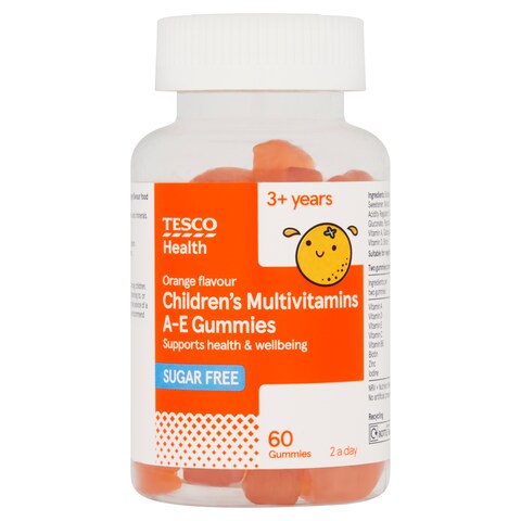 Tesco Health 60 Childrens Multivitamins Orange Gummies - Tesco Groceries