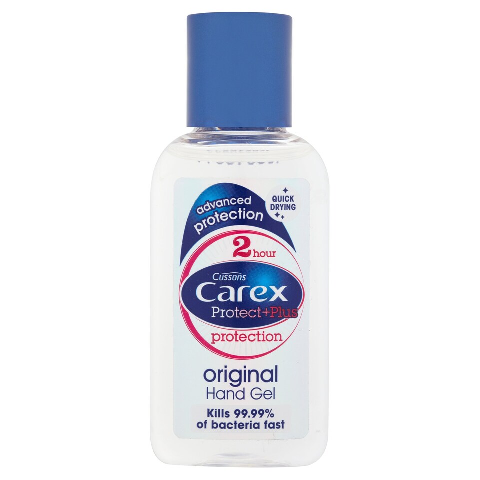 Carex Protect Plus Hand Gel 50Ml - Tesco Groceries