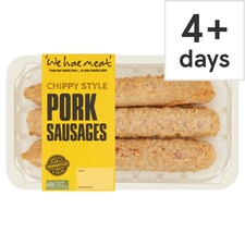 We Hae Meat Chippy Style Pork Sausages 300G - Tesco Groceries