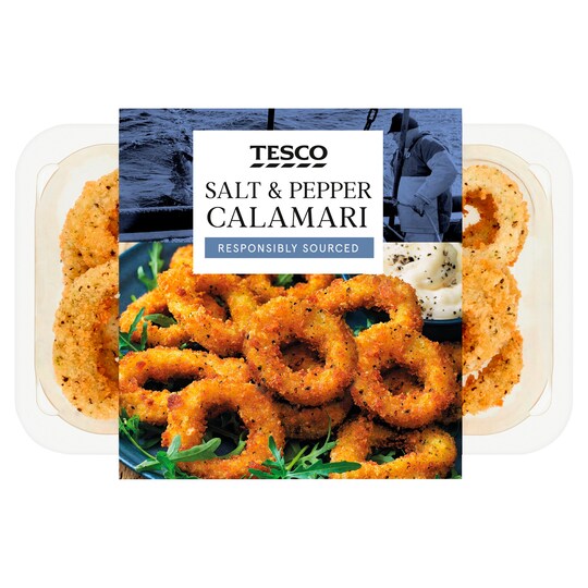 Tesco Salt & Pepper Calamari 200G - Tesco Groceries
