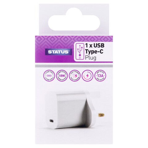 Status USB C Plug Adapter - Tesco Groceries