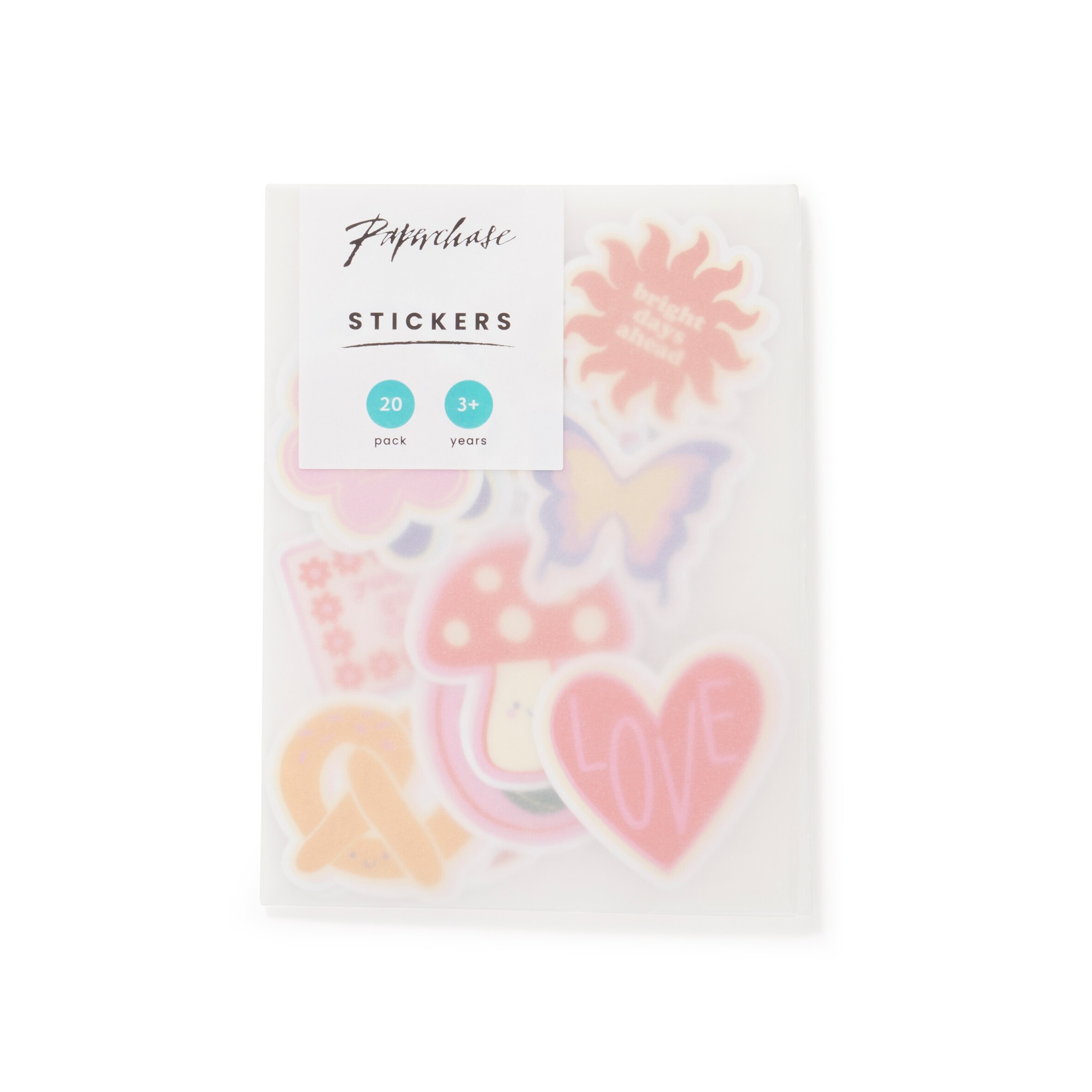 Paperchase Badge Collector 20 Pack Stickers - Tesco Groceries
