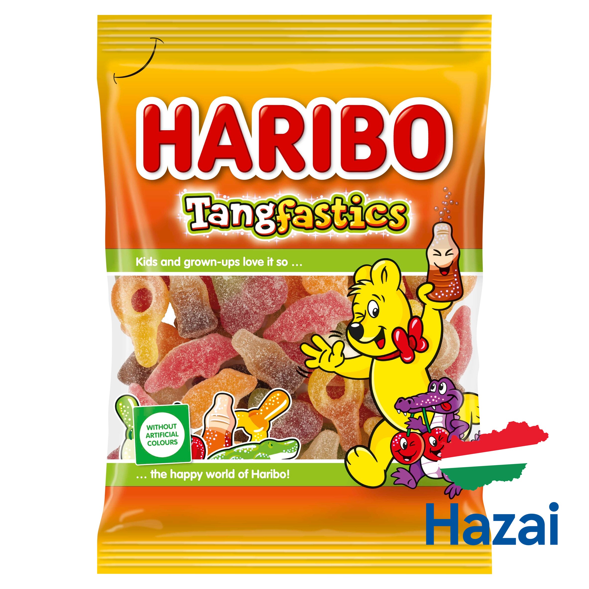 Haribo Tangfastics Fruit and Cola Flavoured Sour Gum 100 g - Tesco ...