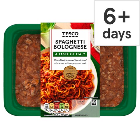 Tesco Spaghetti Bolognese 400G - Tesco Groceries