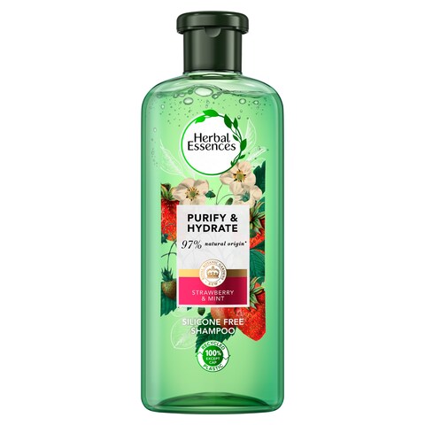 Herbal Essences Strawberry & Mint Purify and Hydrate Shampoo For All ...
