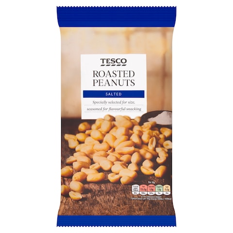 Tesco Salted Roasted Peanuts 550g - Tesco Groceries
