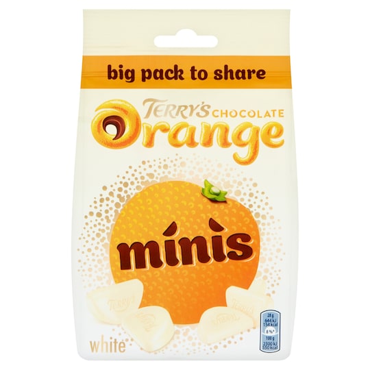 Terry's Chocolate Orange Minis White 140G - Tesco Groceries