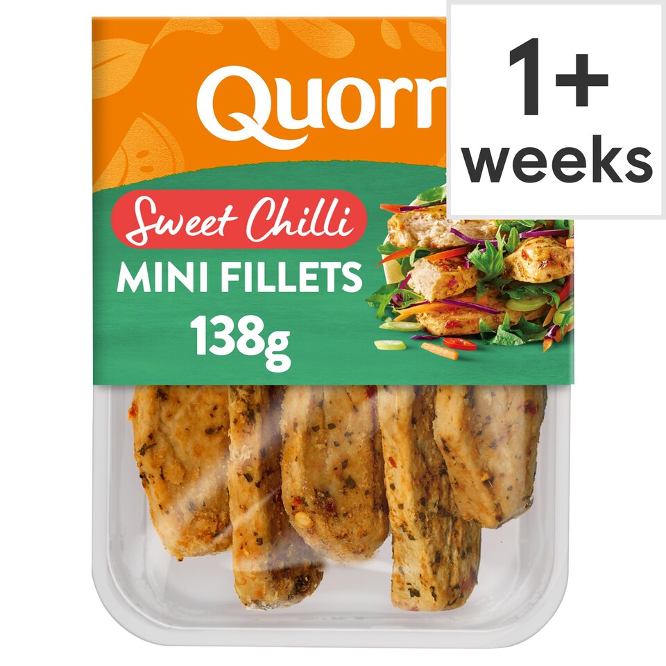 Quorn Sweet Chilli Mini Fillets 138G - Tesco Groceries