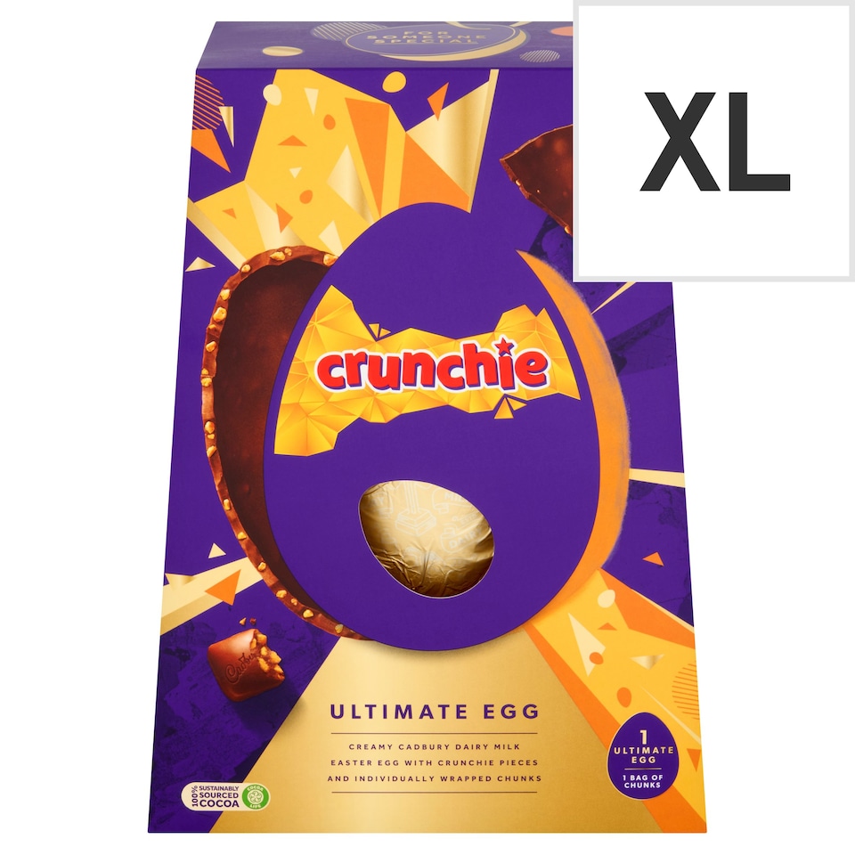Cadbury Crunchie Ultimate Easter Egg 396g - Tesco Groceries