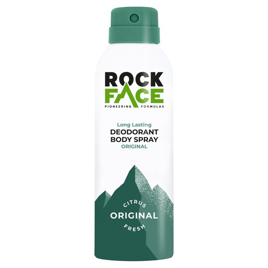 Rock Face Active Body Spray 200Ml - Tesco Groceries