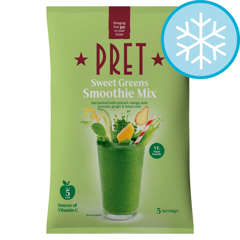 Pret Greens Smoothie Mix 400G - Tesco Groceries