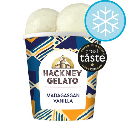 Hackney Gelato Madagascan Vanilla Ice Cream 460ml - Tesco Groceries