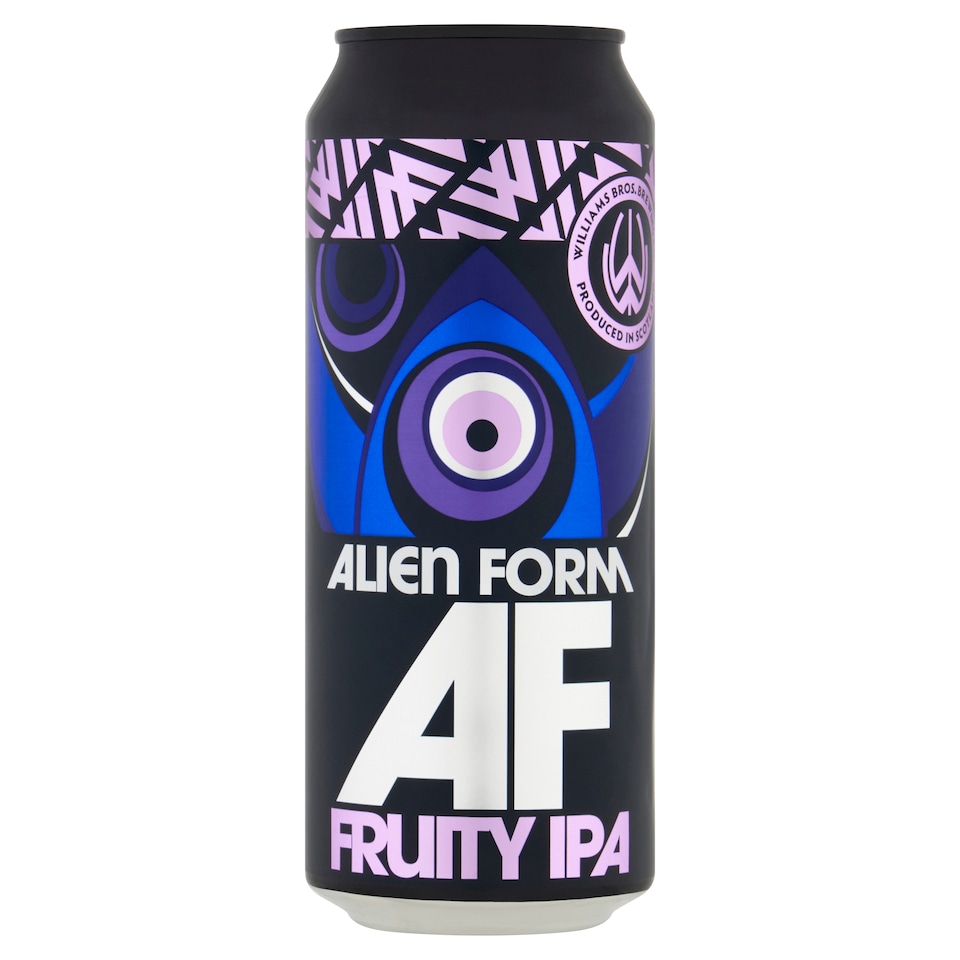 Williams Bros Alien Form AF Fruity IPA 500ml Can - Tesco Groceries