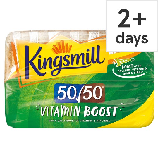 Kingsmill 50/50 Vitamin Boost Loaf 750G - Tesco Groceries