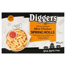 Diggers Mini Chicken Spring Rolls 360g - Tesco Groceries