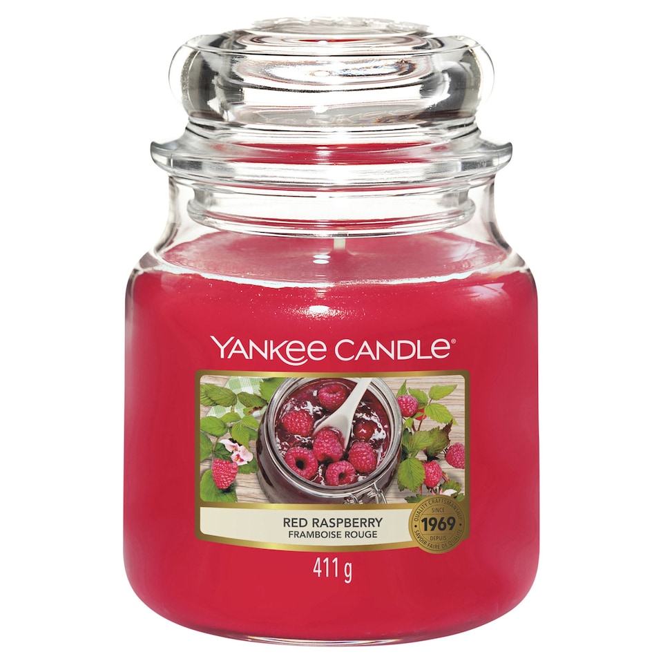 Yankee Red Raspberry Candle 411G - Tesco Groceries
