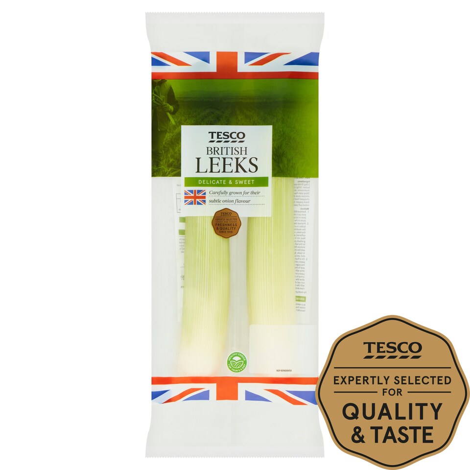 Tesco Pre-Packed Leeks 500G - Tesco Groceries