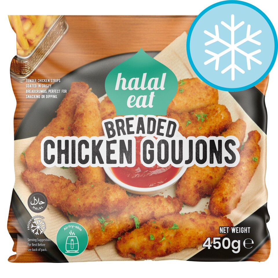 Halal Eat Chicken Goujons 450g - Tesco Groceries