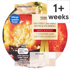 Tesco Salted Caramel Sponge Pudding 100G - Tesco Groceries