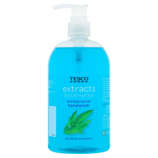 Tesco Extracts Eucalyptus Antibacterial Handwash 500Ml - Tesco Groceries
