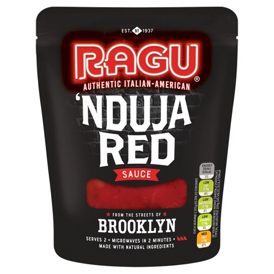 Ragu Spicy Nduja Red Sauce 250G - Tesco Groceries