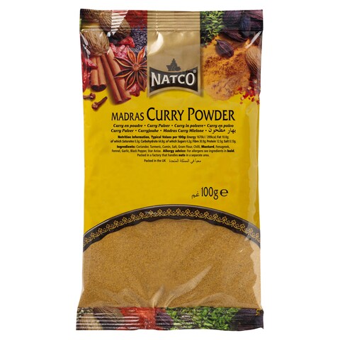 Natco Madras Curry Powder 100g - Tesco Groceries