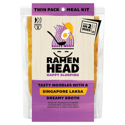 Ramen Head Tasty Noodles With A Singapore Laksa Broth 450g - Tesco ...
