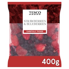 Tesco Strawberries & Blueberries 400G - Tesco Groceries