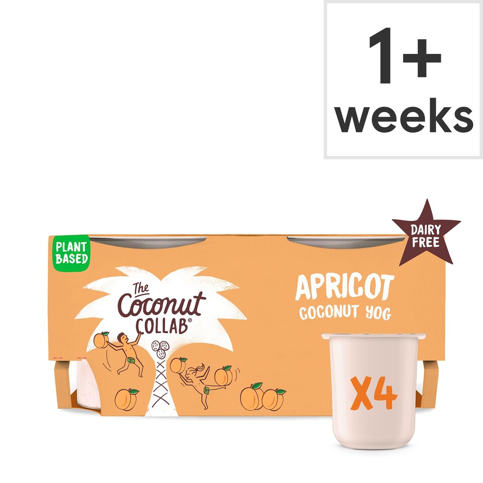 The Coconut Collaborative Apricot Coconut Yogurt Alternative 4X90g ...